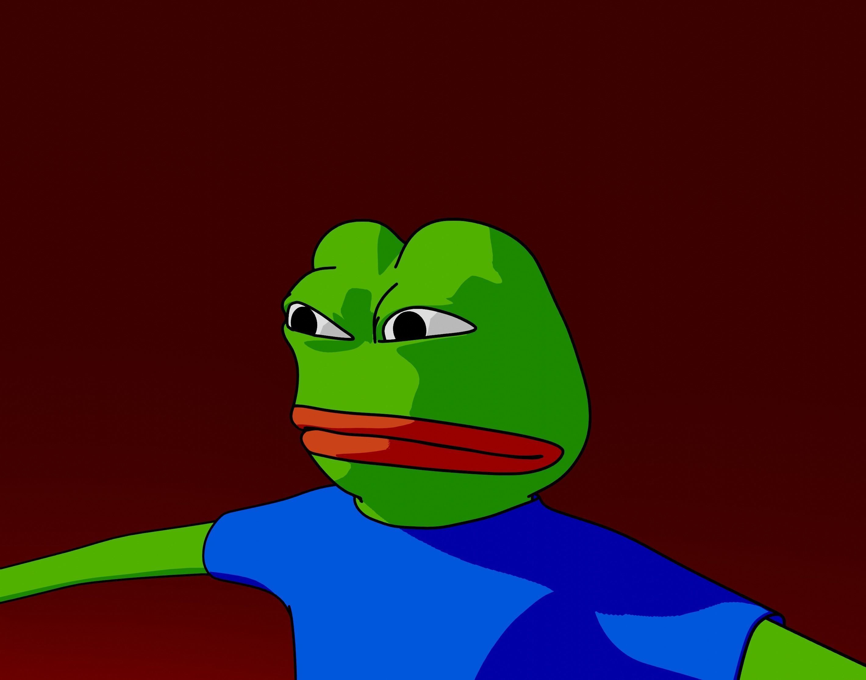 3D model Pepe the Frog LineArt Generator Scene 3D Rigged Character VR ...