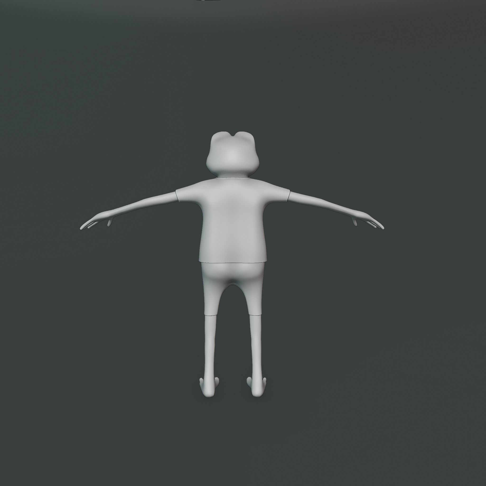 3D model Pepe the Frog LineArt Generator Scene 3D Rigged Character VR ...