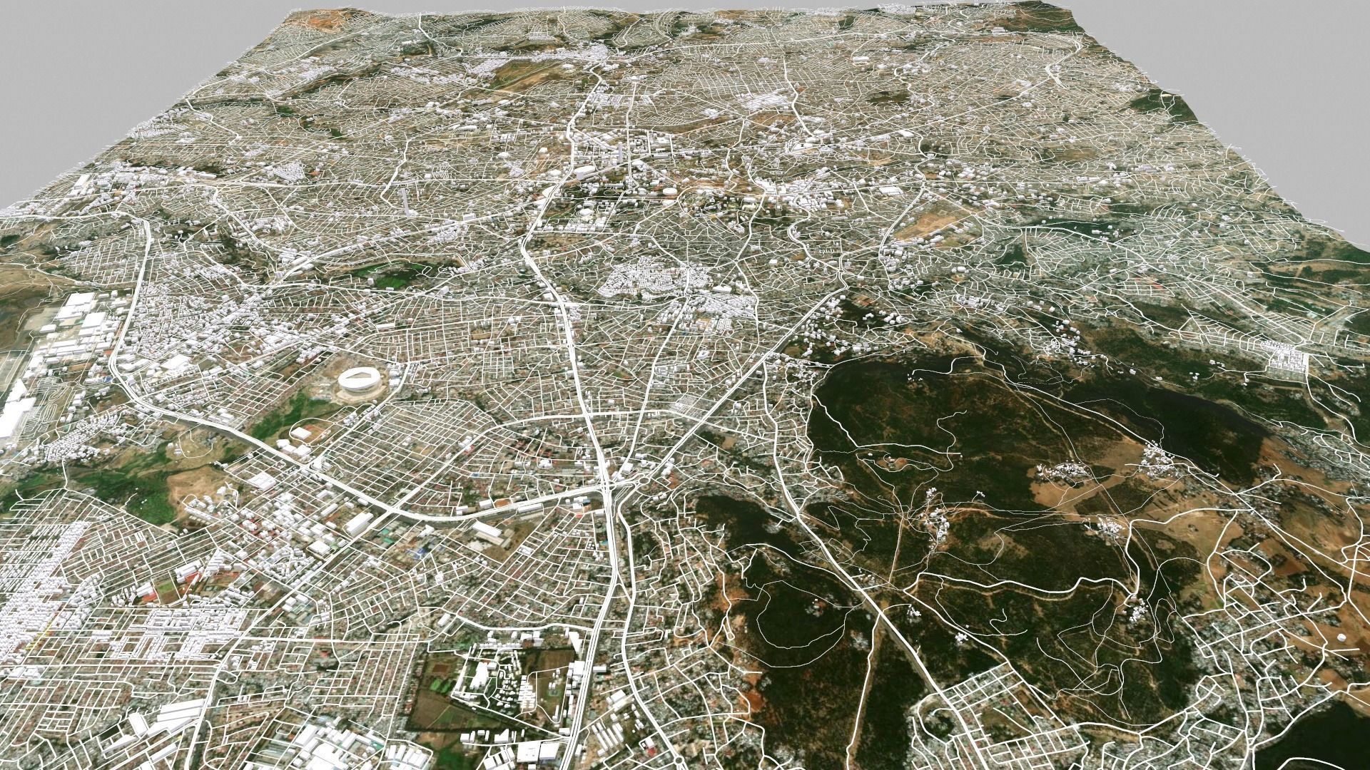 Cityscape Addis Ababa Ethiopia 3D model | CGTrader