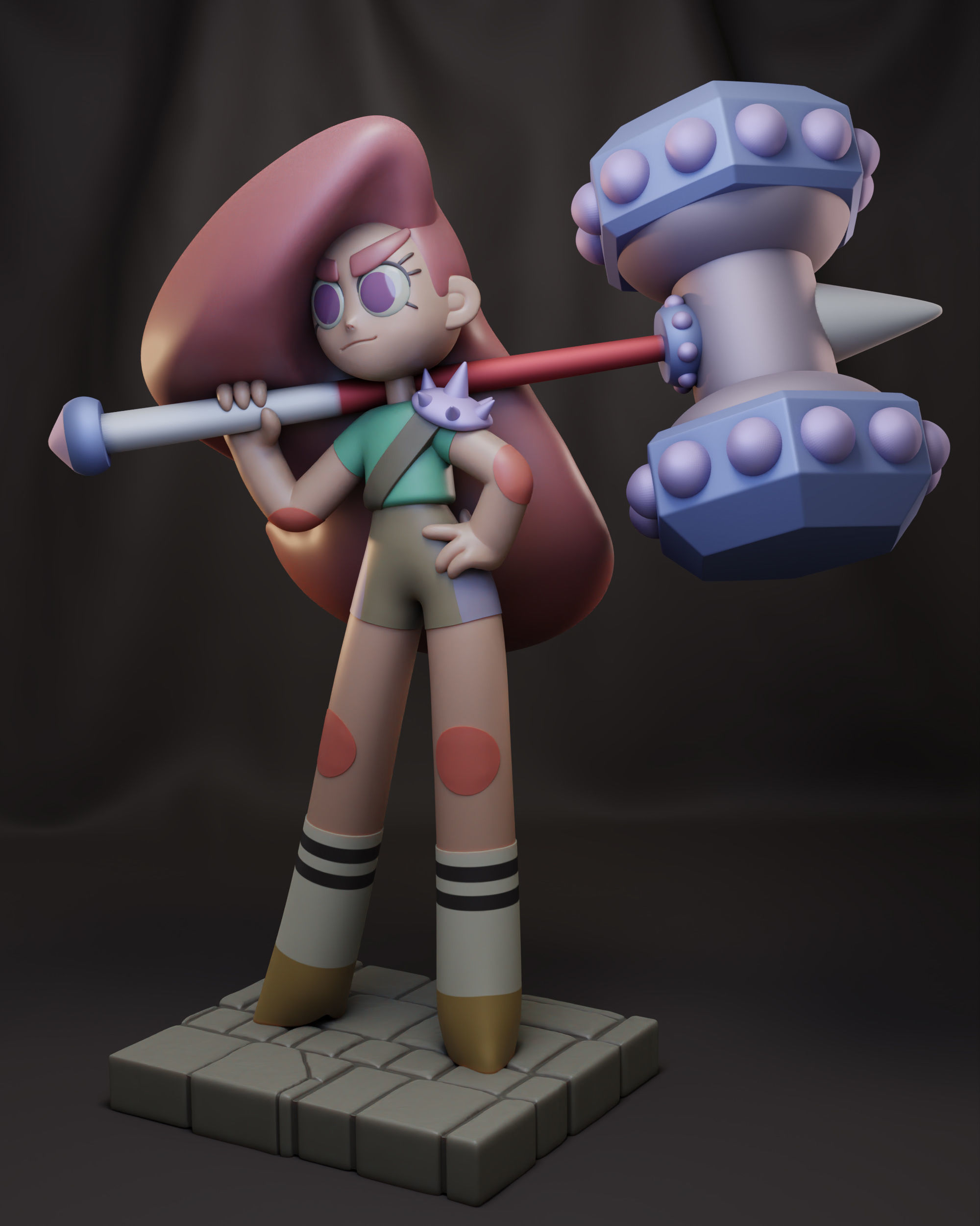 Violette 3D model 3D printable | CGTrader