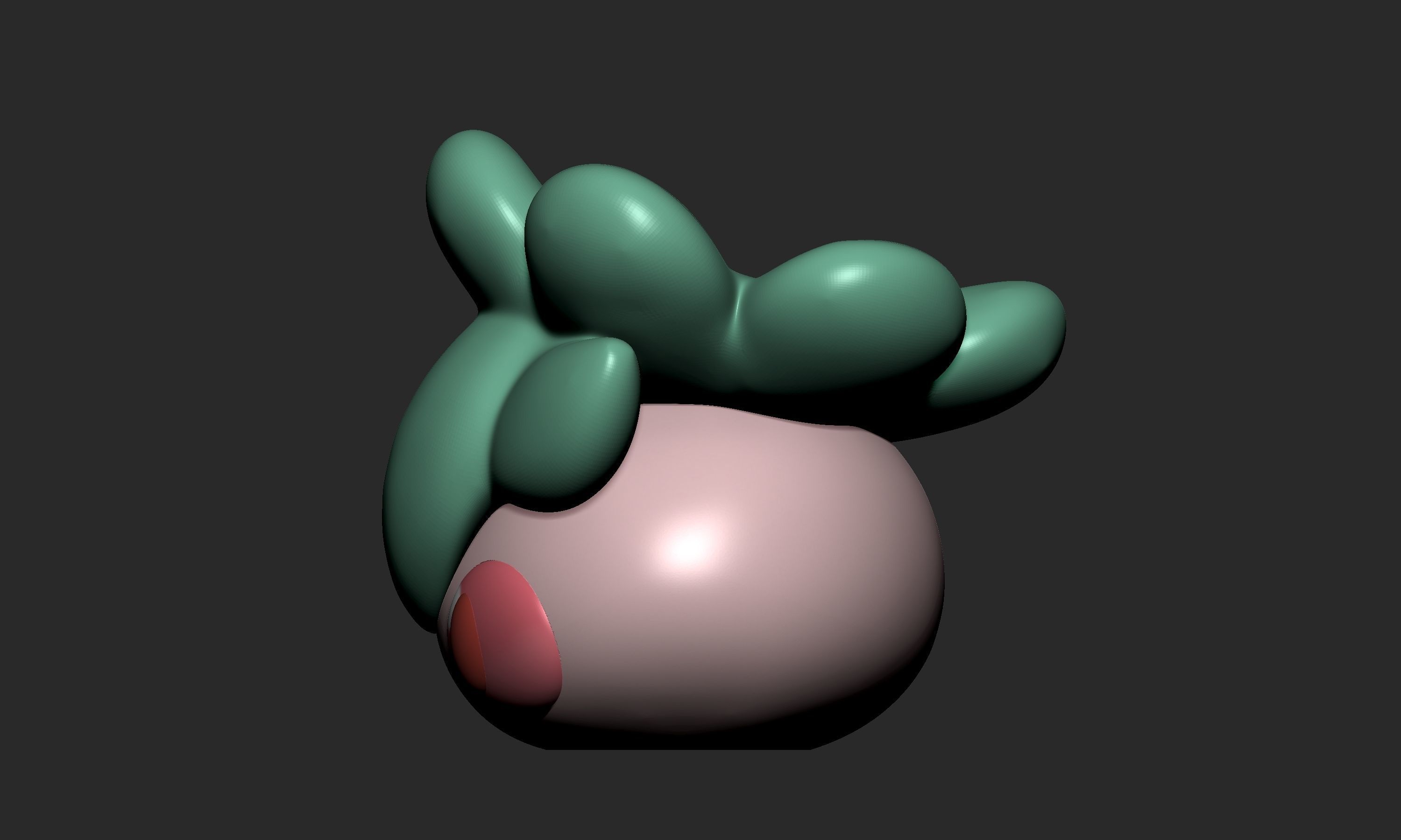 Pokemon - Fomantis Plant Vase 3D model 3D printable | CGTrader