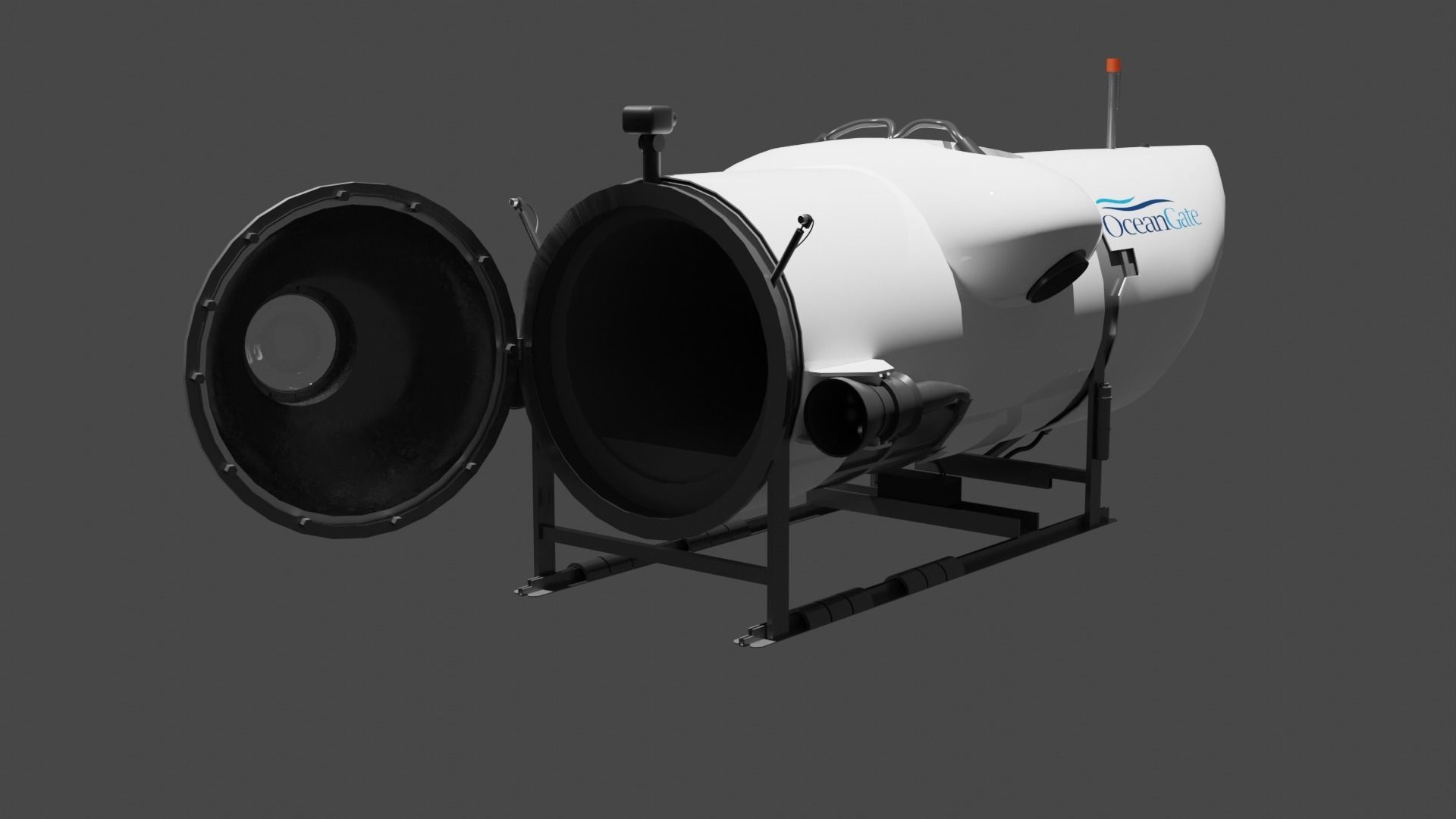 3D model Ocean Gate Titan submarine VR / AR / low-poly | CGTrader