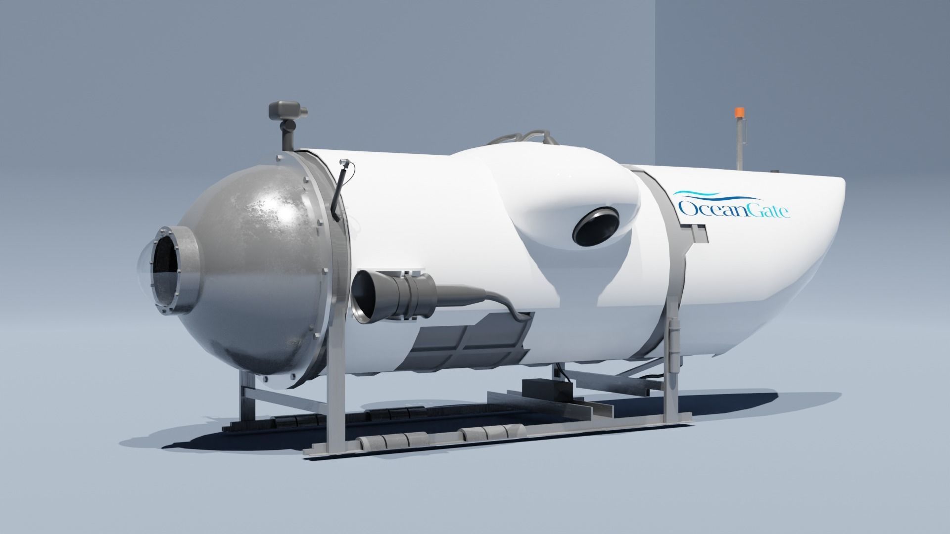 3D model Ocean Gate Titan submarine VR / AR / low-poly | CGTrader