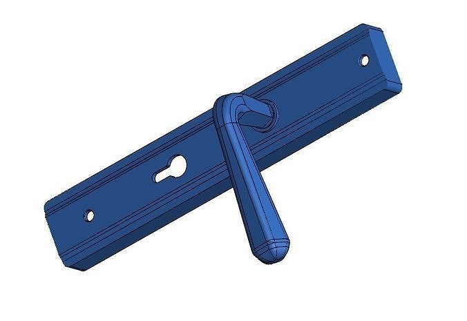 door handle 3D model 3D printable | CGTrader