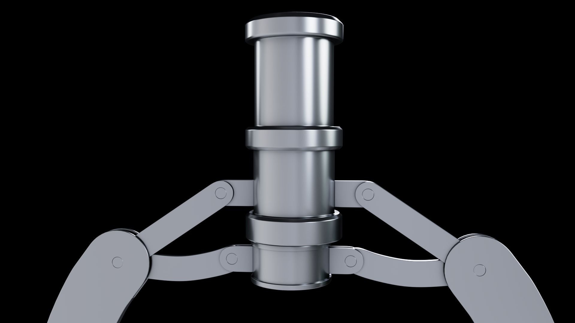 3D Model of Metal Claw 5 with rigging 3D model animated rigged | CGTrader