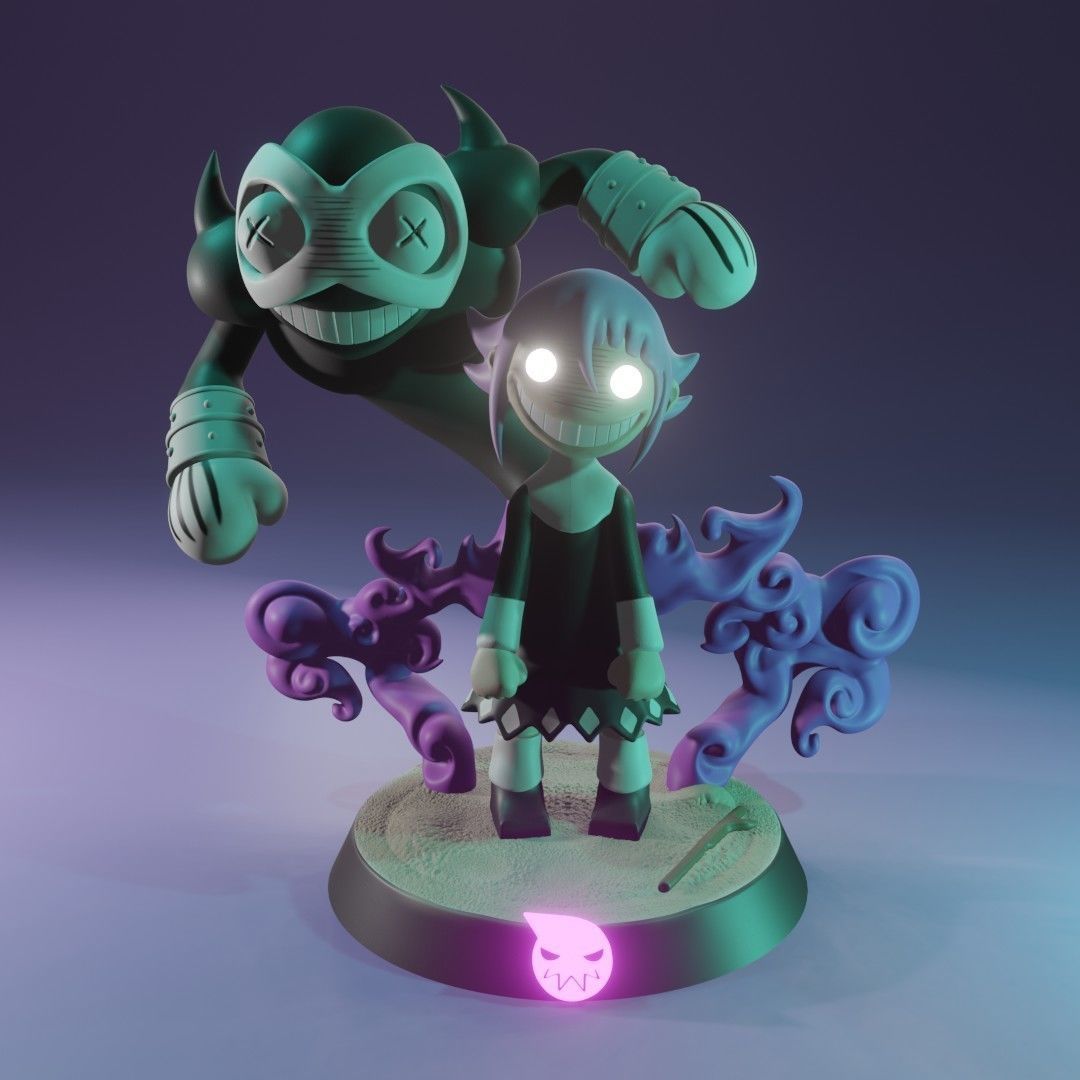 CREEPY CHRONA - SOUL EATER Fan Art 3D model 3D printable | CGTrader