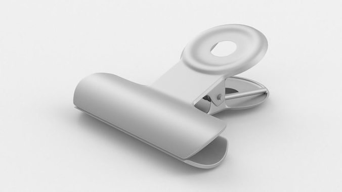 Bulldog clip 3D model | CGTrader