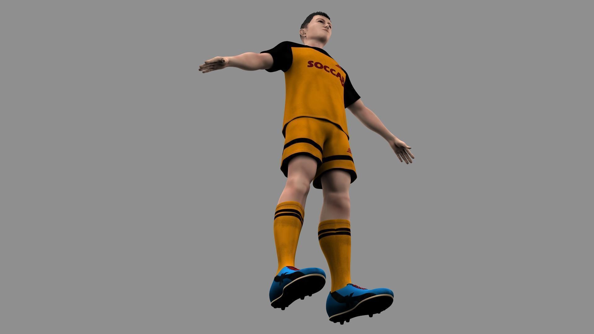 Soccer Player 3D model | CGTrader