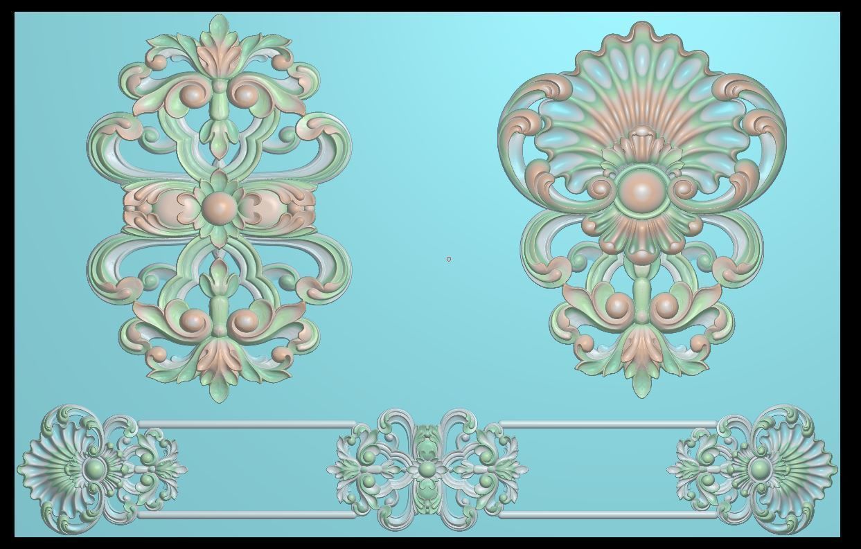 Classic decor 3D CNC print model 01 3D model 3D printable | CGTrader