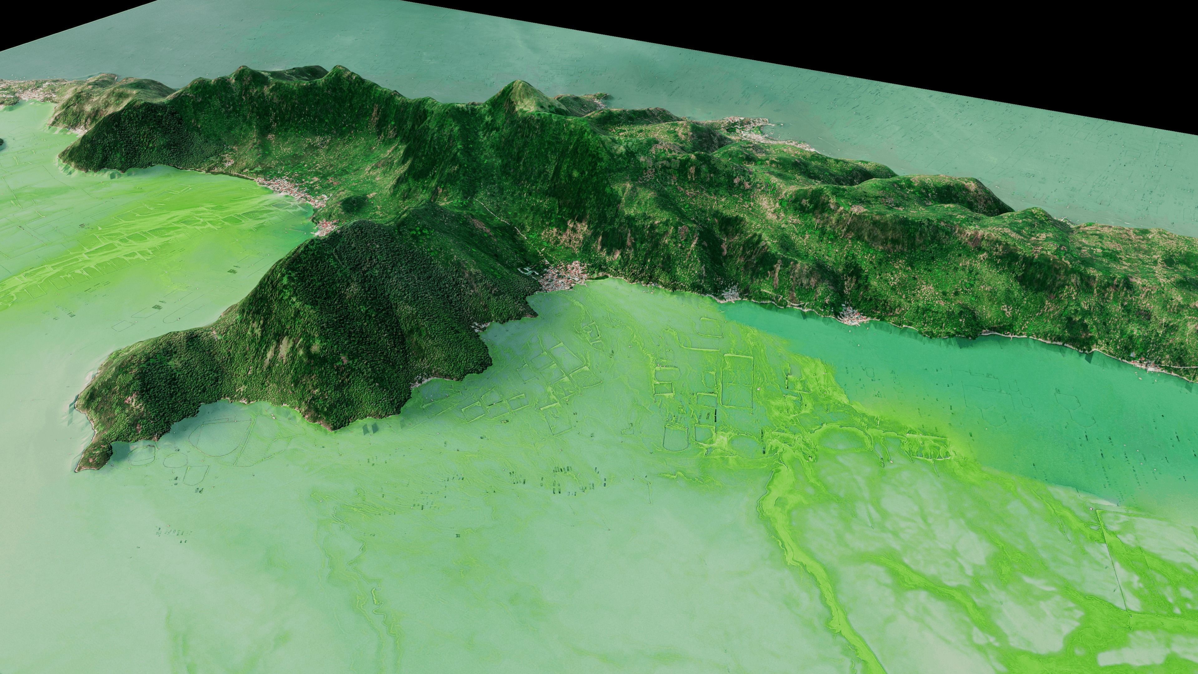 Talim island full 3d terrain 3D model | CGTrader
