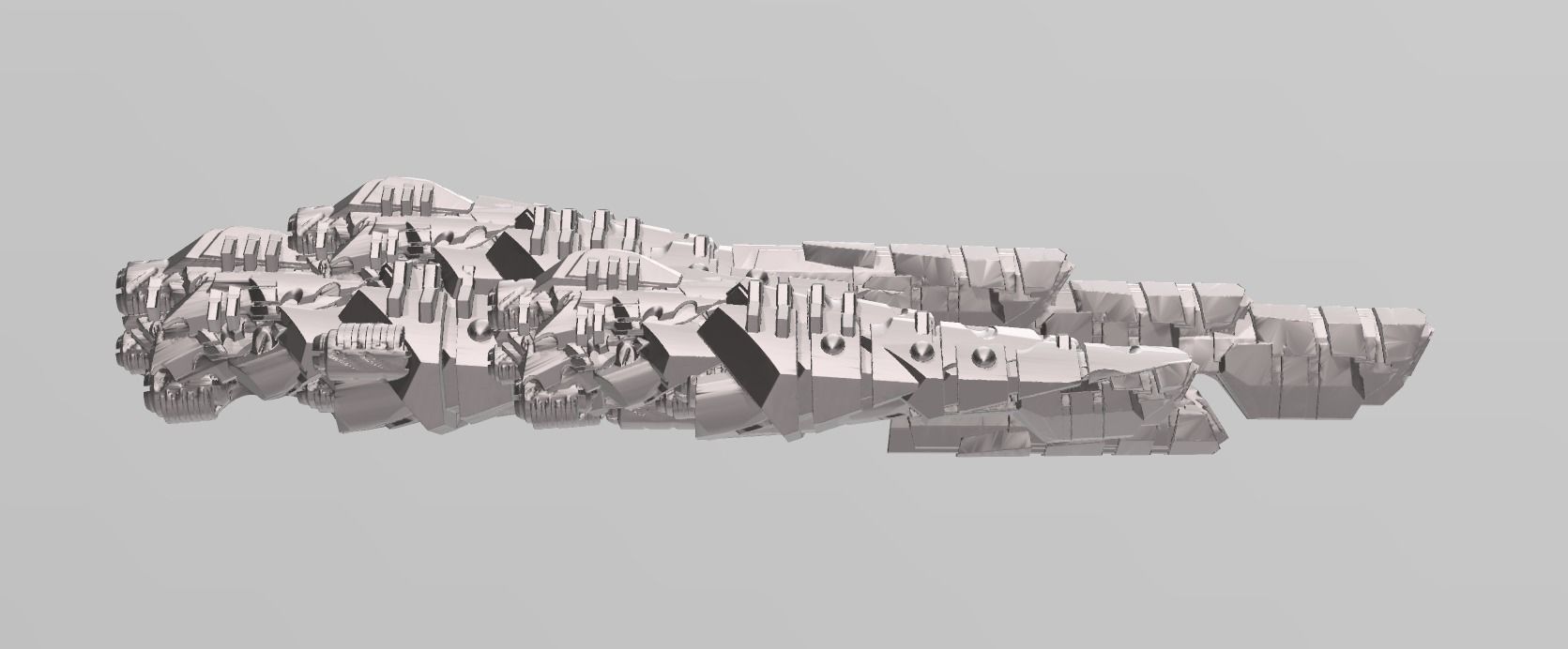 FLEET CORE - 13 VODORS BATTLESHIP 3D model 3D printable | CGTrader
