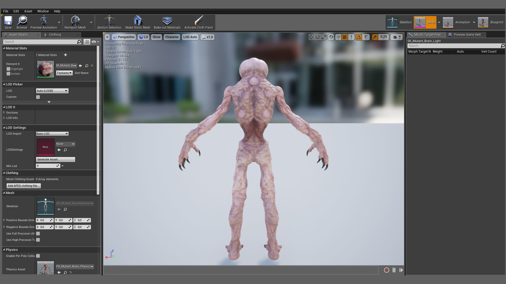 3D model Mutant Brain VR / AR / low-poly | CGTrader