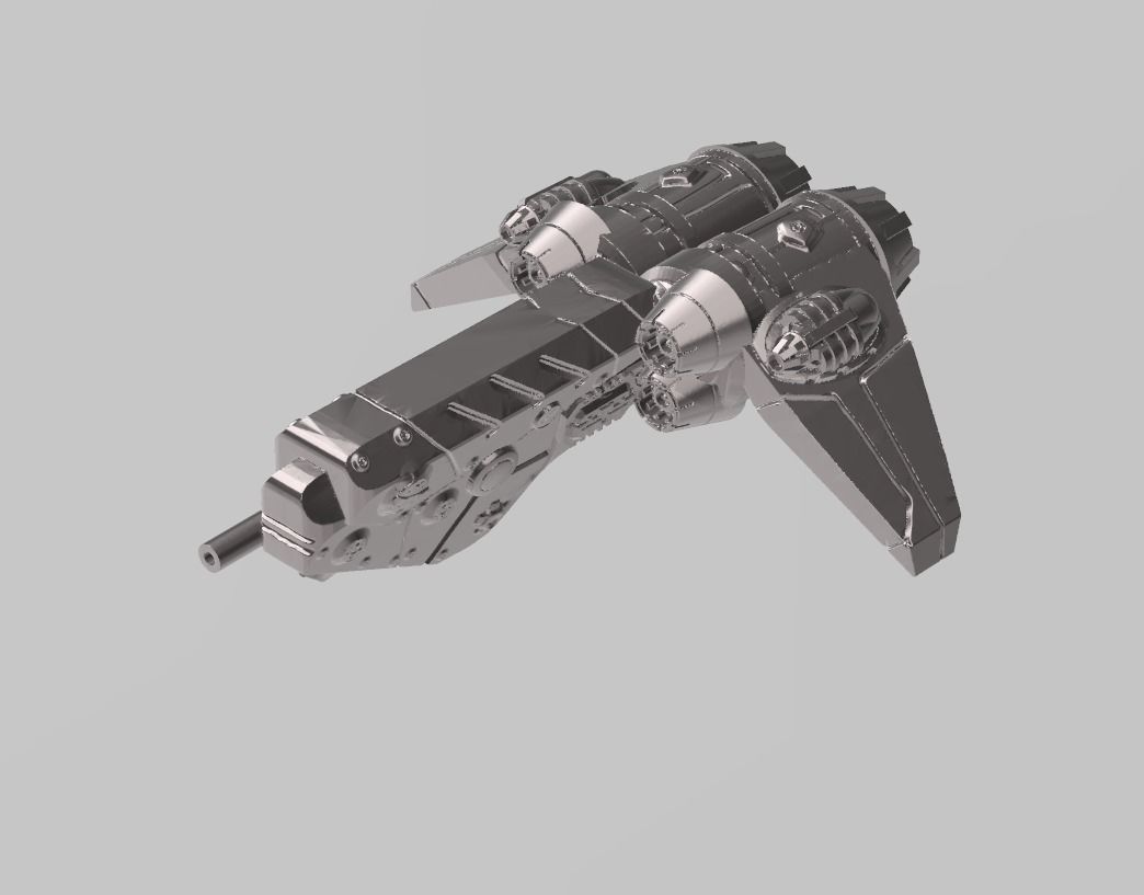 FLEETCORE - 19 20 21 CORDENT MERCS GUNSHIPS 3D model 3D printable ...