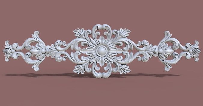 Furniture wood carving file stl for 3D print model 2256W 3D model 3D ...