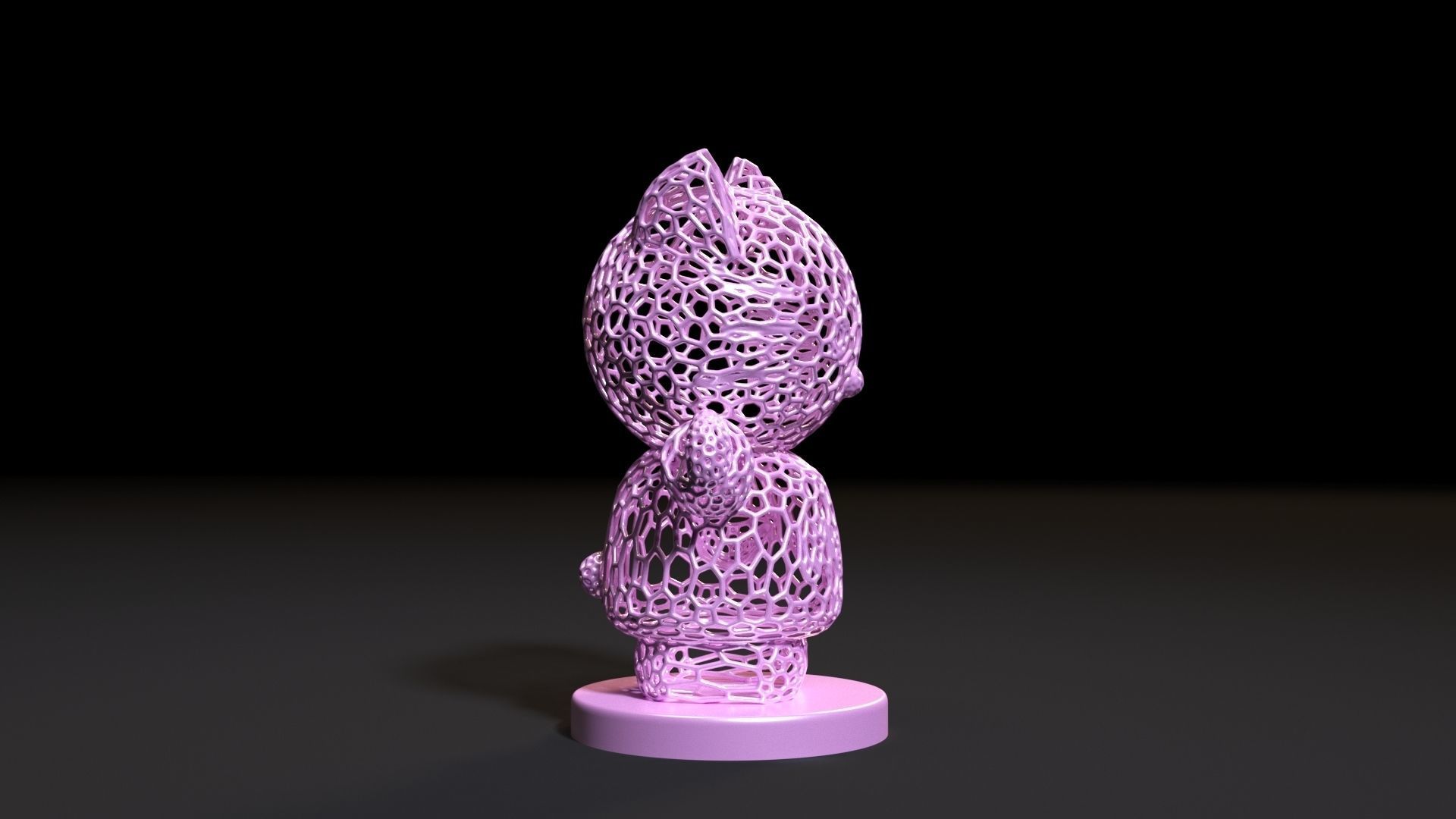 Hello Kitty 3D model 3D printable | CGTrader