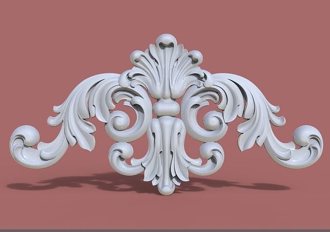 Furniture wood carving file stl for 3D print model BR36 3D model 3D ...