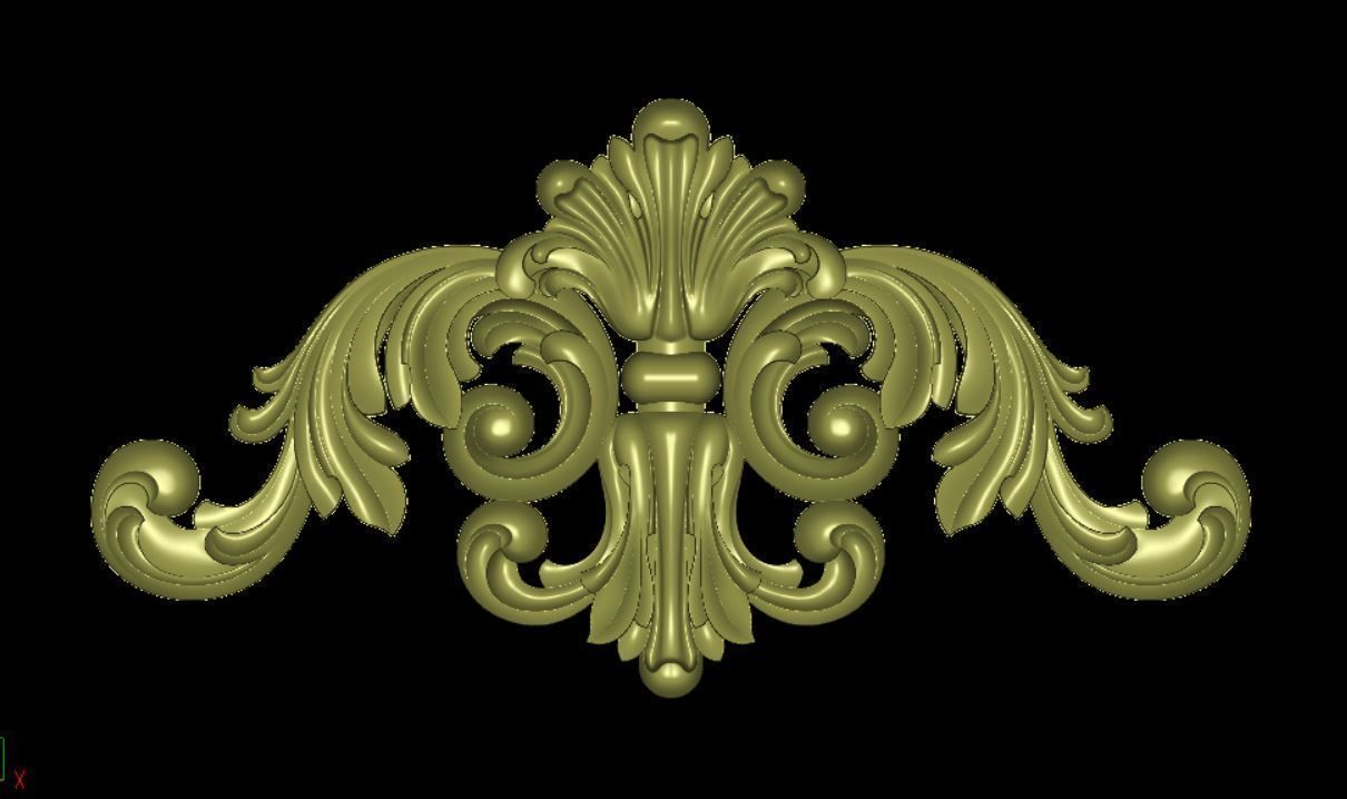 Furniture wood carving file stl for 3D print model BR36 3D model 3D ...