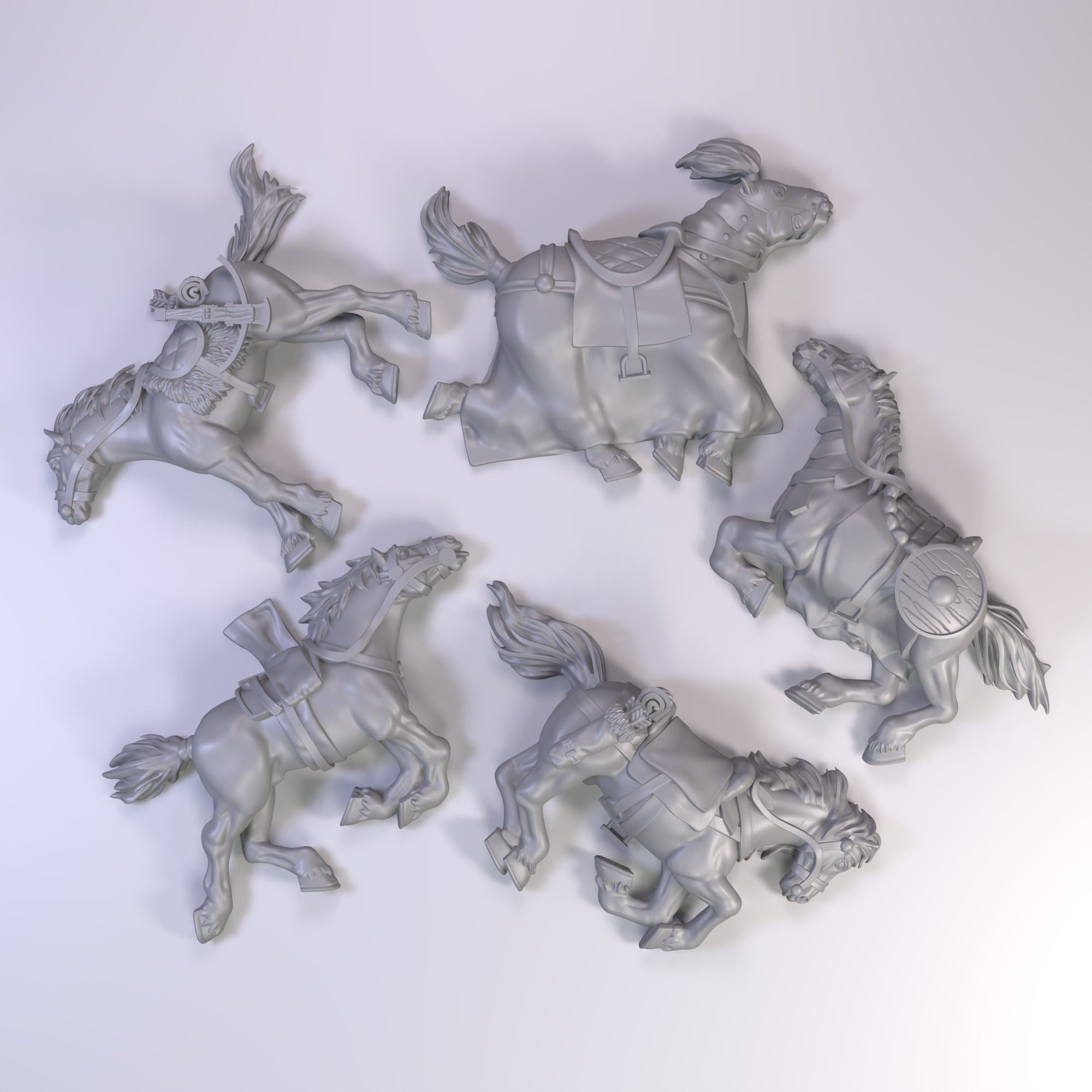 Dead Horses - Harvest of War 3D model 3D printable | CGTrader