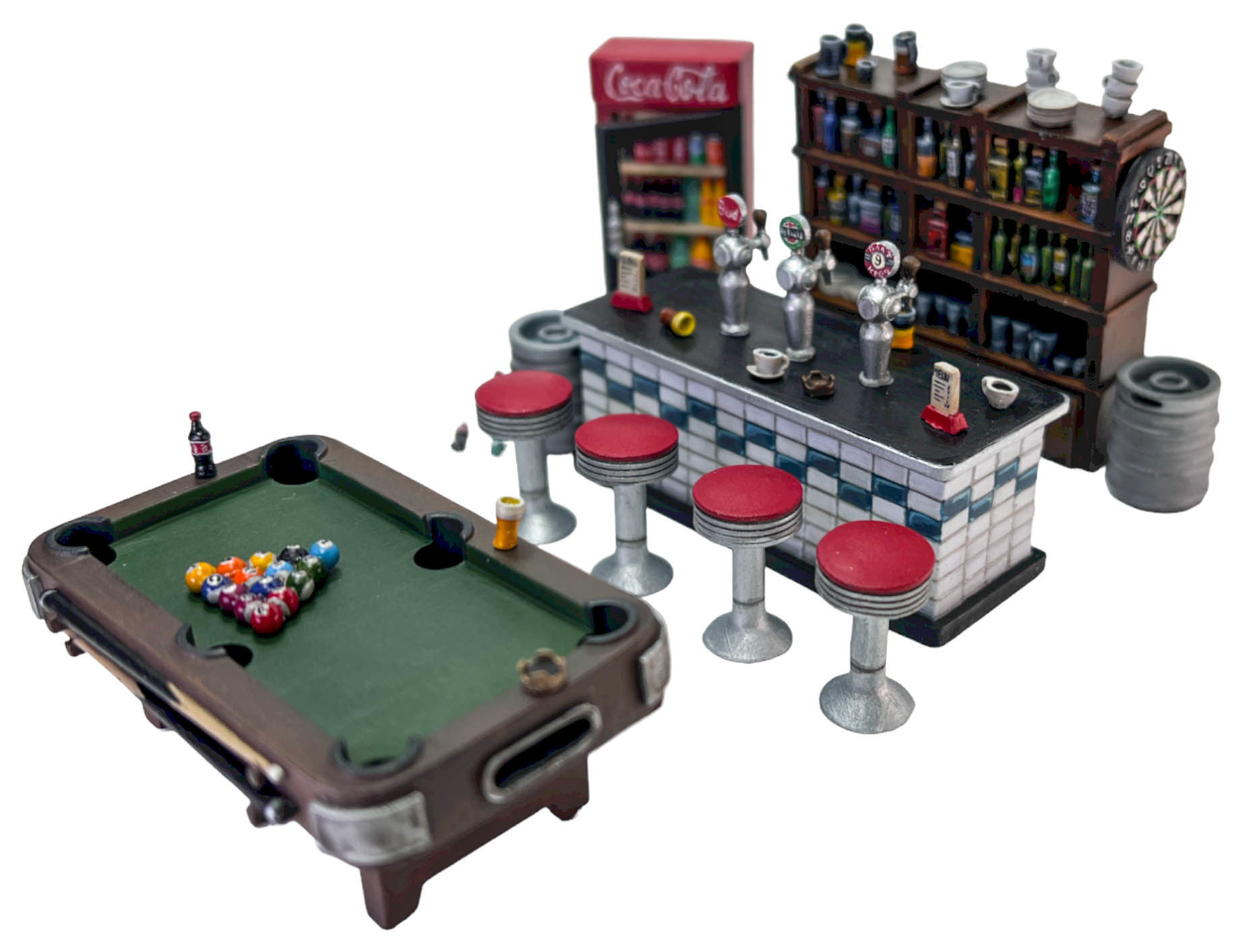 Modern city bar 3D model 3D printable | CGTrader