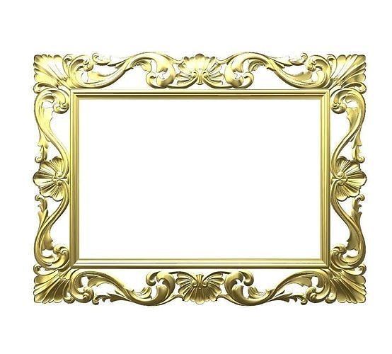 Frame ornament 3D model 3D printable | CGTrader