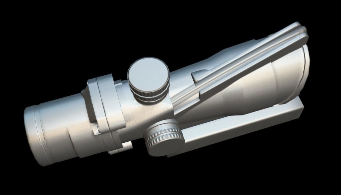 3D model ACOG 4x32 Gun parts VR / AR / low-poly | CGTrader