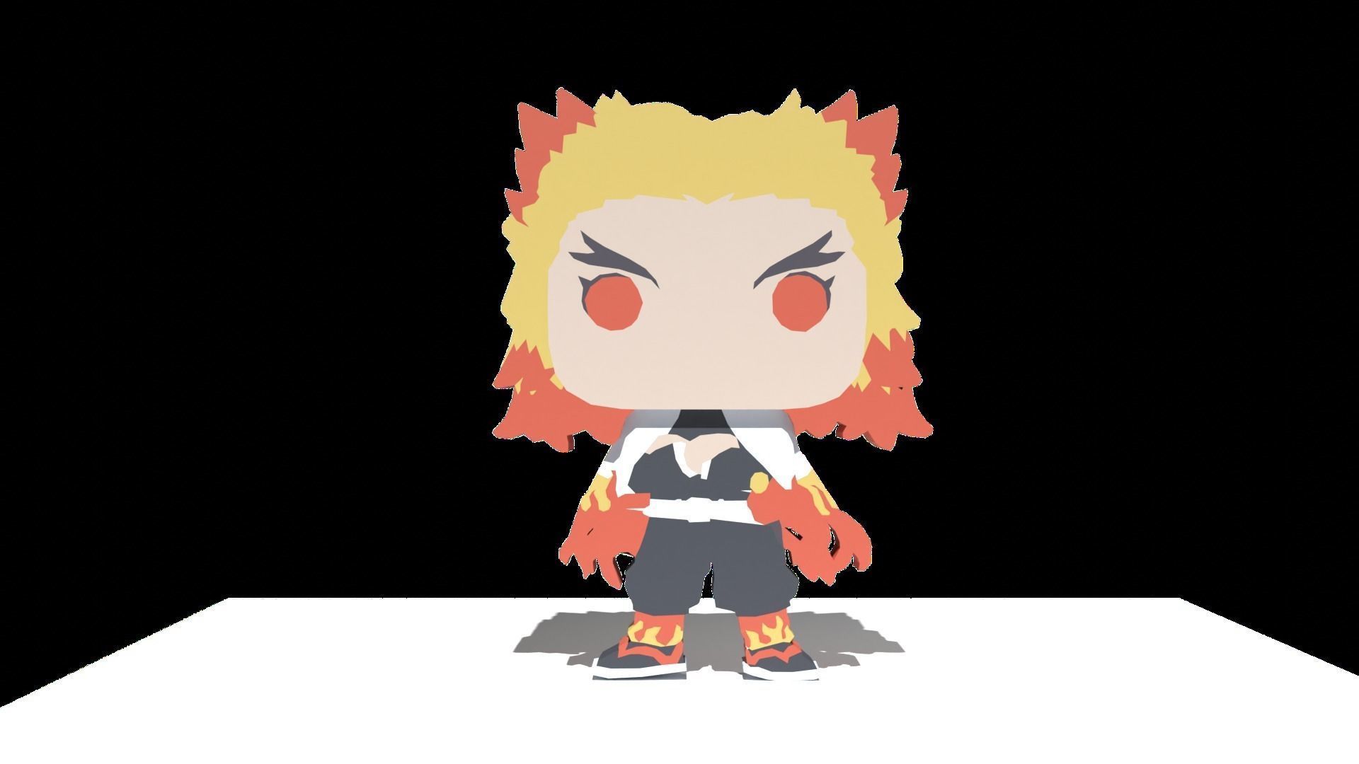 3D model Kyojuro Rengoku lowpoly VR / AR / low-poly | CGTrader