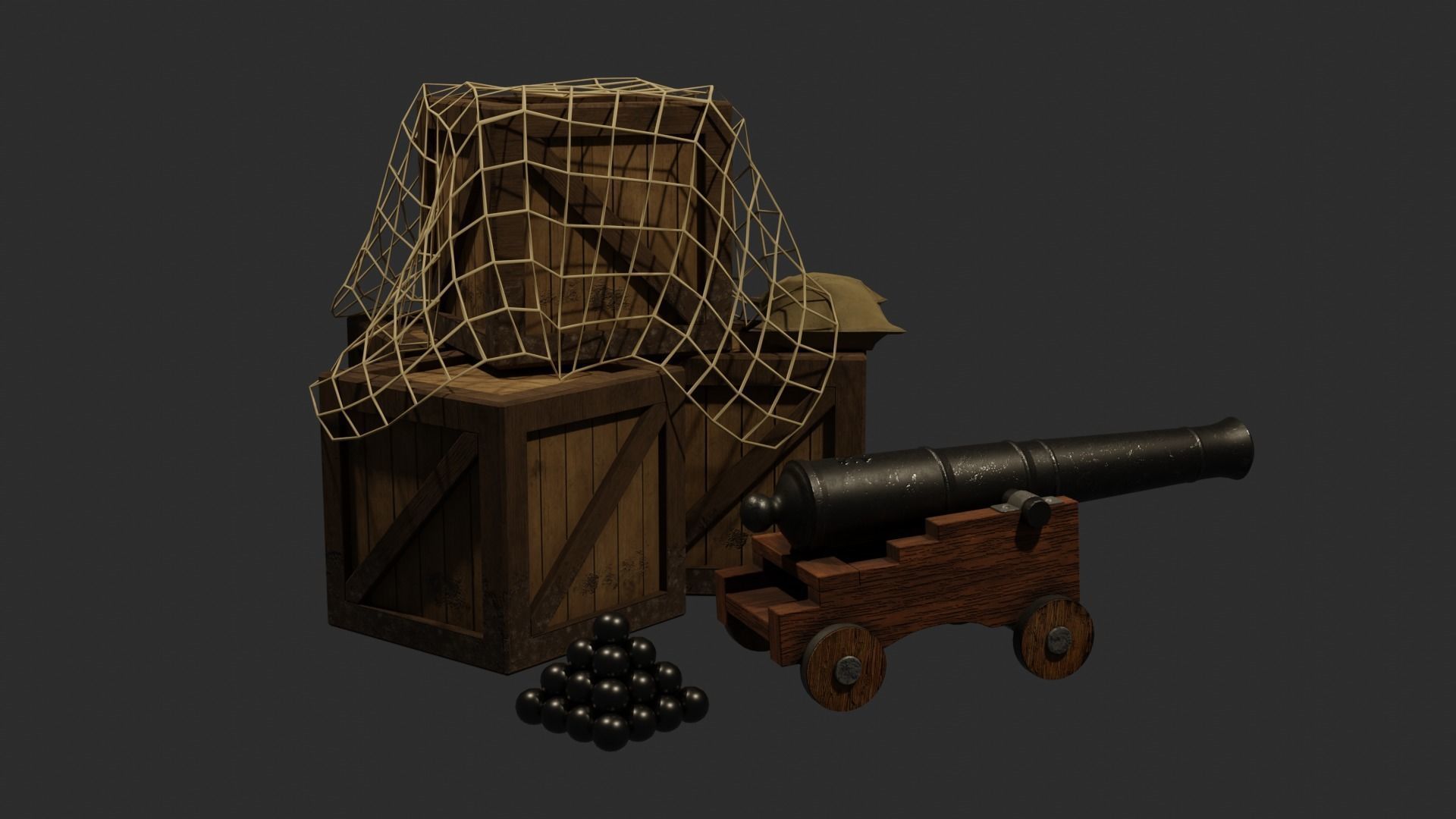 Naval Combat props 3D model | CGTrader