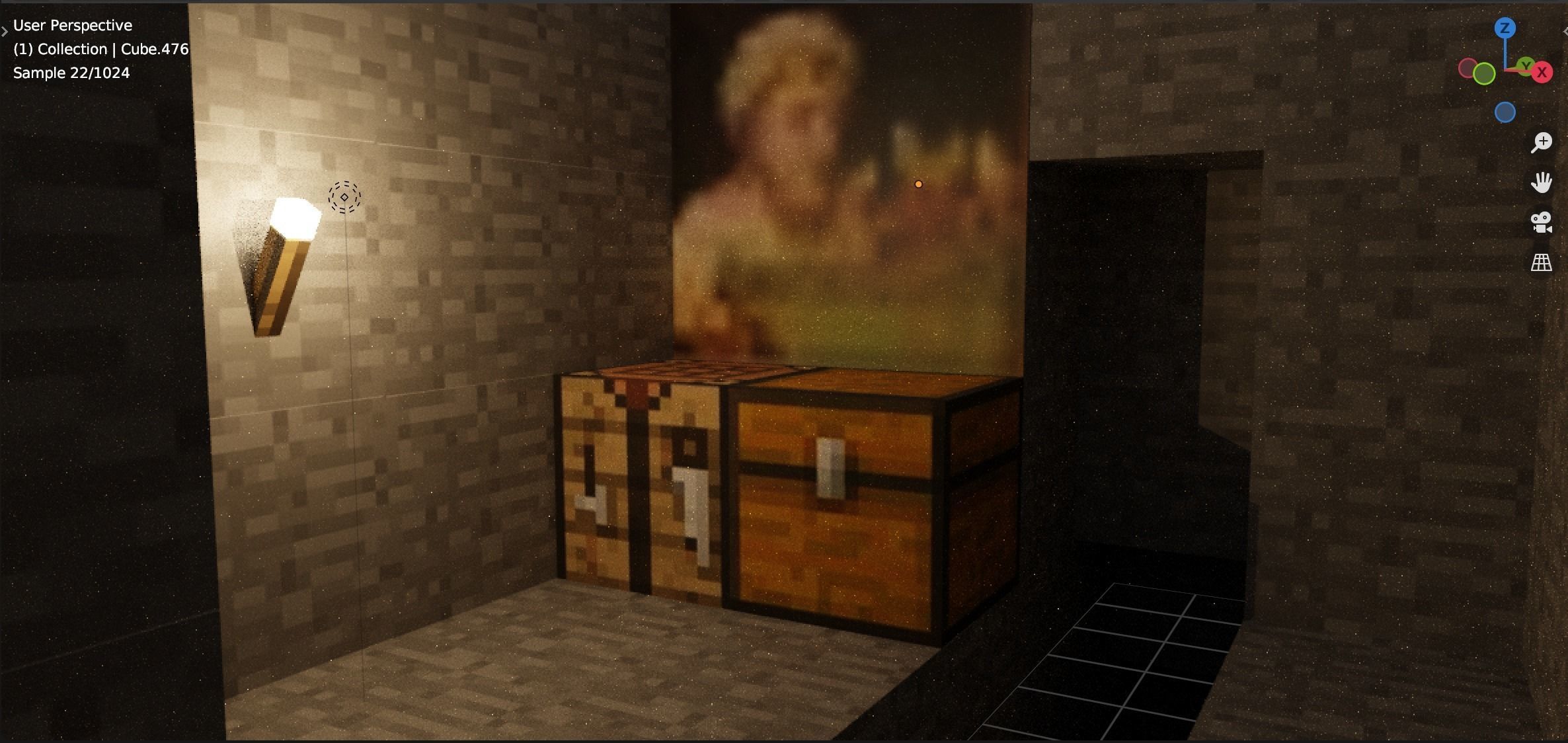 Minecraft blocks free VR / AR / low-poly 3D model | CGTrader