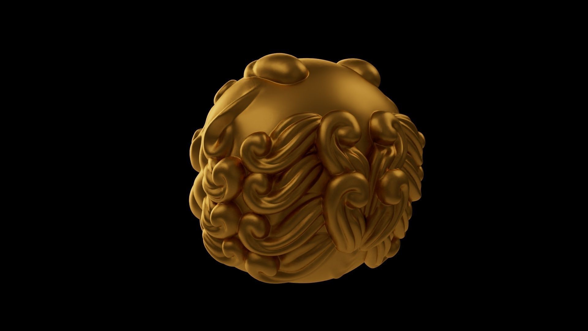 Round carving 3D model 3D printable | CGTrader