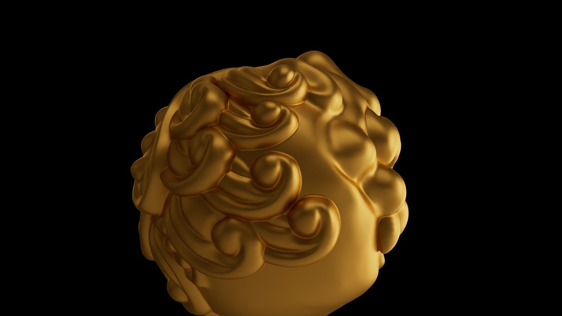 Round carving 3D model 3D printable | CGTrader
