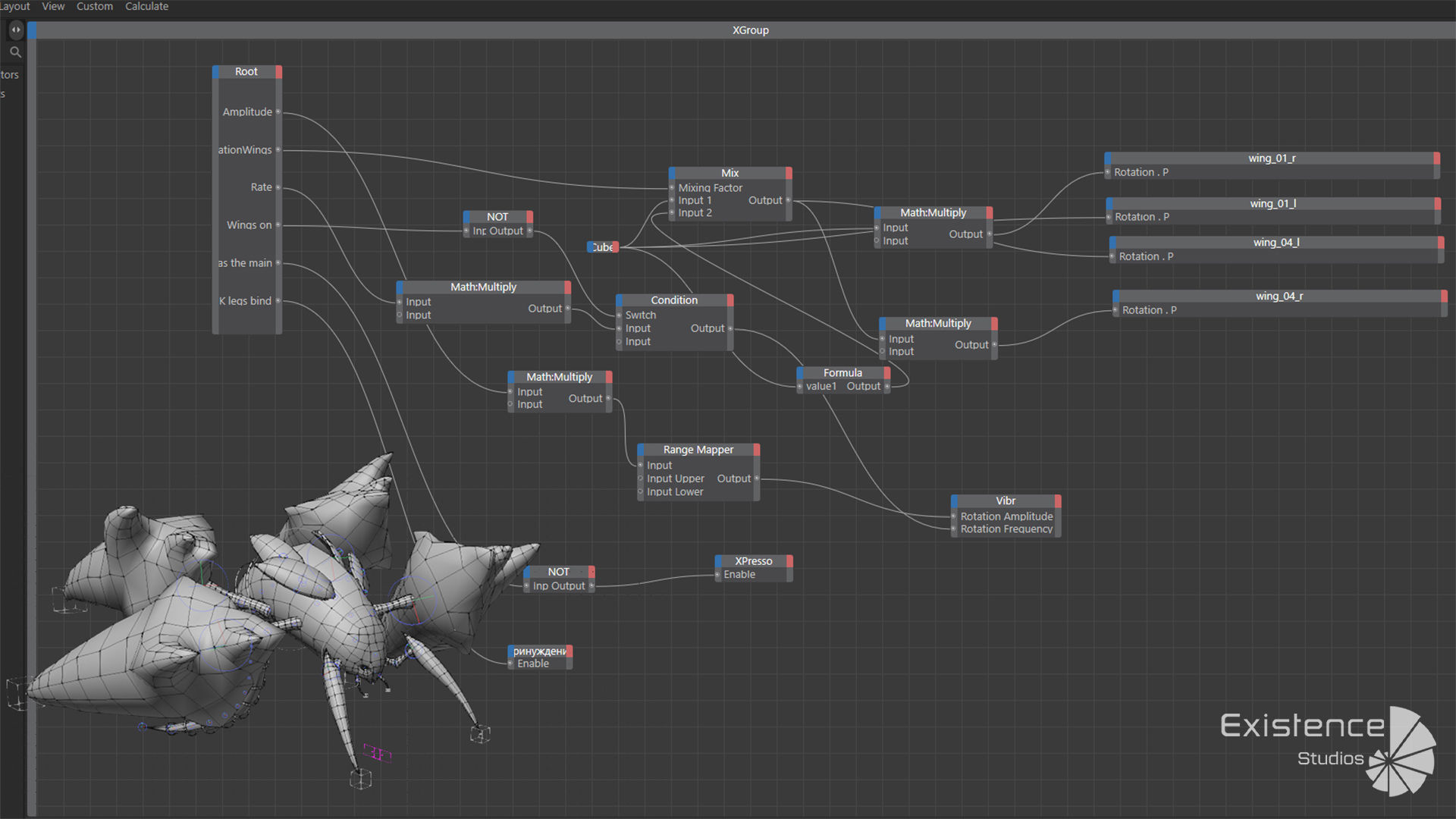 3D model Crayfish Spider Crab - fish ocean predator crustacea model ...