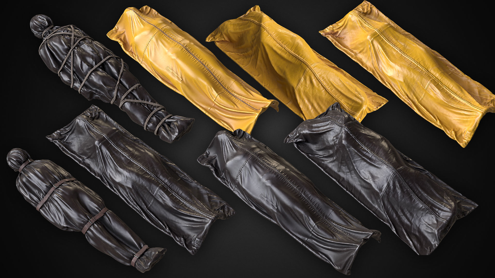 3D model Bodybags VR / AR / low-poly | CGTrader