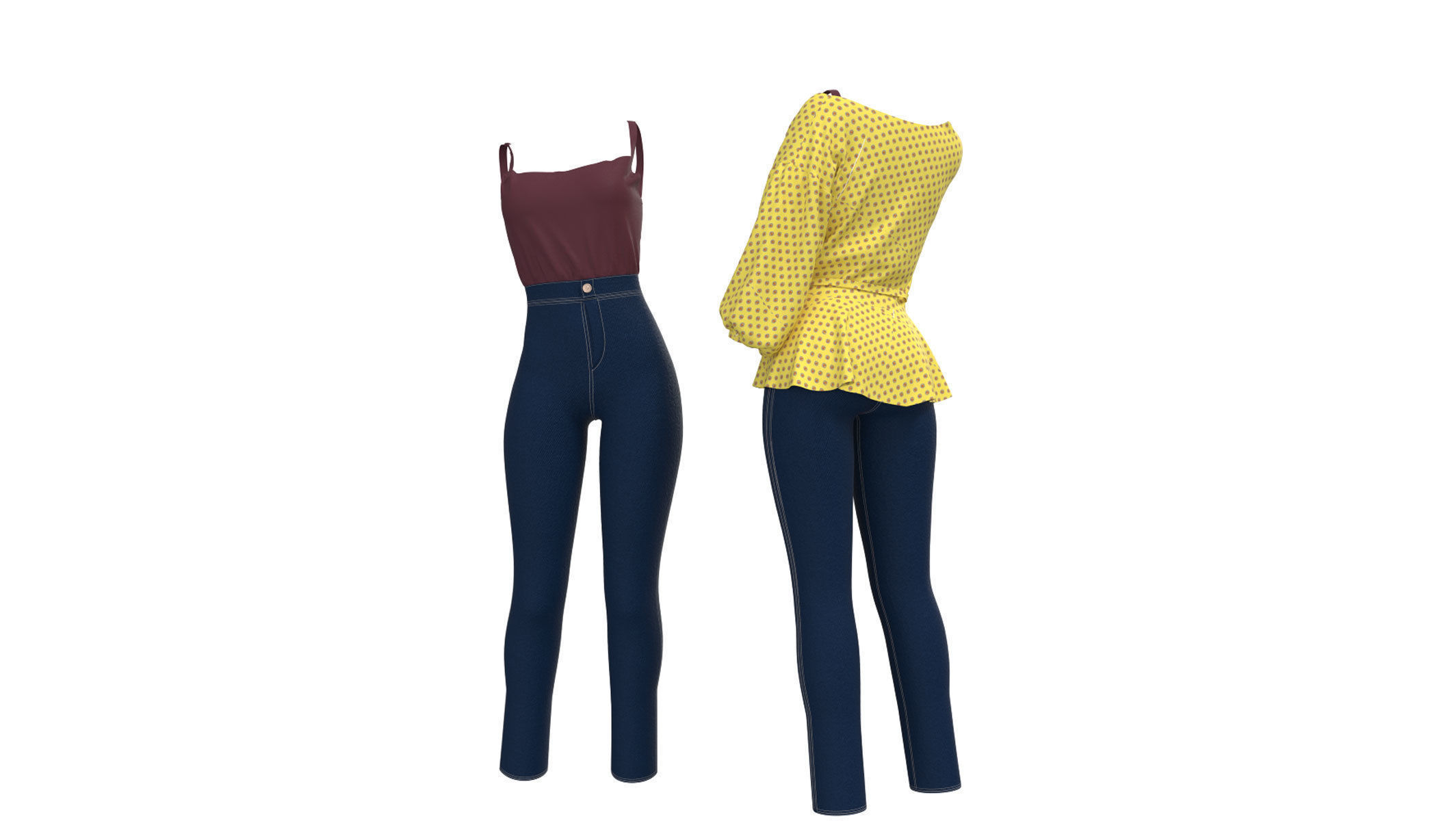 spring clothing collection for women Vol 2 3D model | CGTrader
