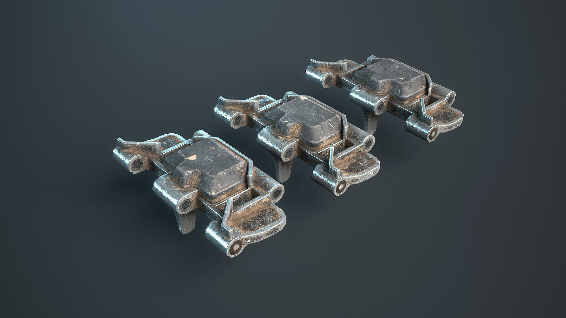 3D model M113 APC Track Link T130 T130E1 3D-Models Set VR / AR / low ...