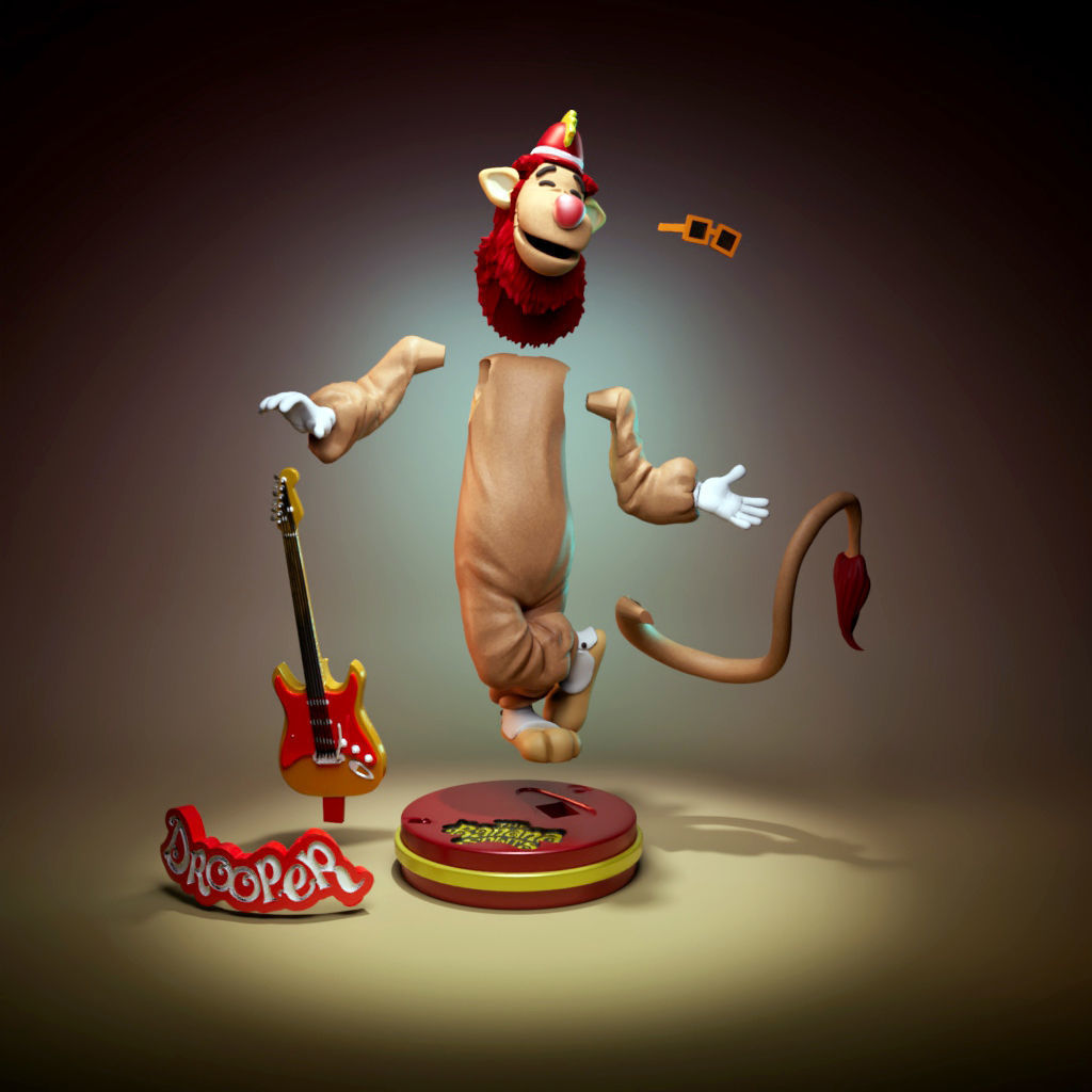Drooper - The Banana Splits 3D model 3D printable | CGTrader