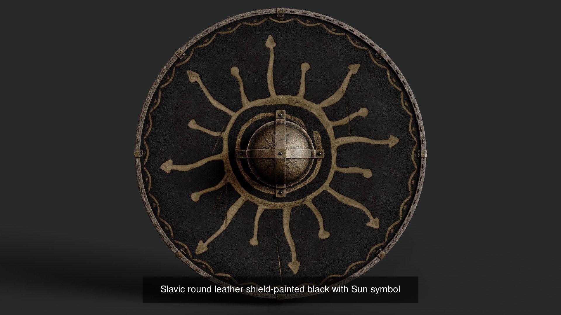 Slavic round shields 40 pieces 3D Model Collection | CGTrader