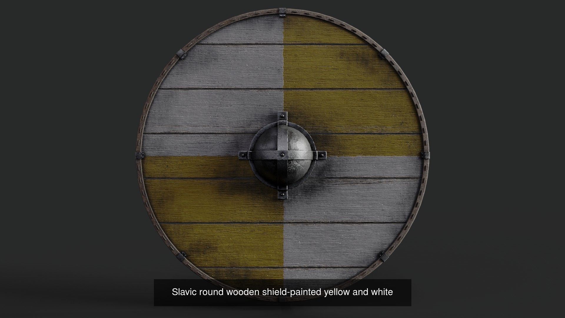 Slavic round shields 40 pieces 3D Model Collection | CGTrader