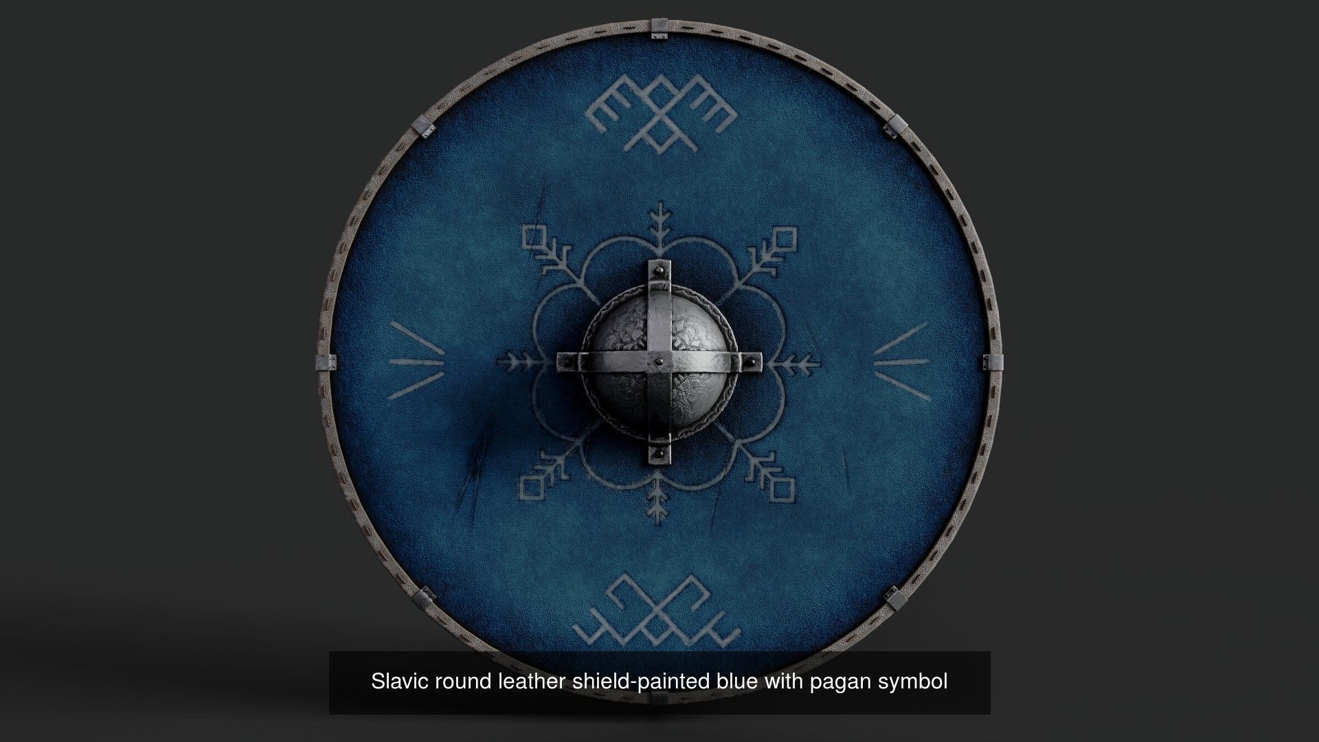 Slavic round shields 40 pieces 3D Model Collection | CGTrader