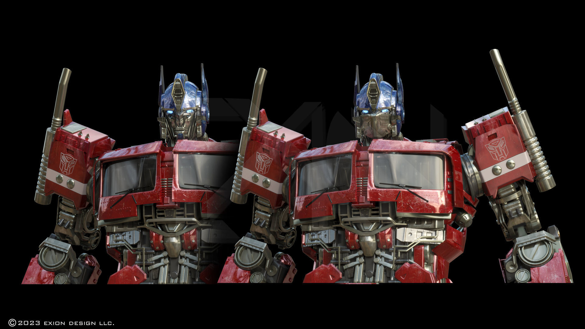 Transformers Optimus Prime Bumblebee Movie ver 3D model rigged | CGTrader