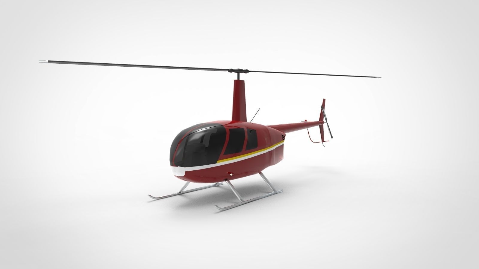 Helicopter R66 Turbine 3D model | CGTrader