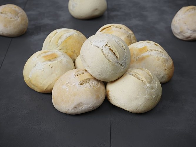3D model Crusty Rolls VR / AR / low-poly | CGTrader