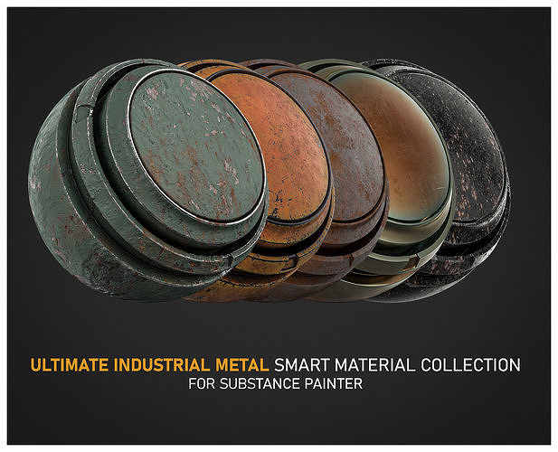 Industrial Metal Smart Material 3D model | CGTrader
