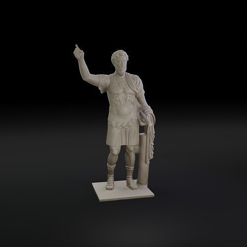 Marc Aurel Statue 3D Print 3D model 3D printable | CGTrader