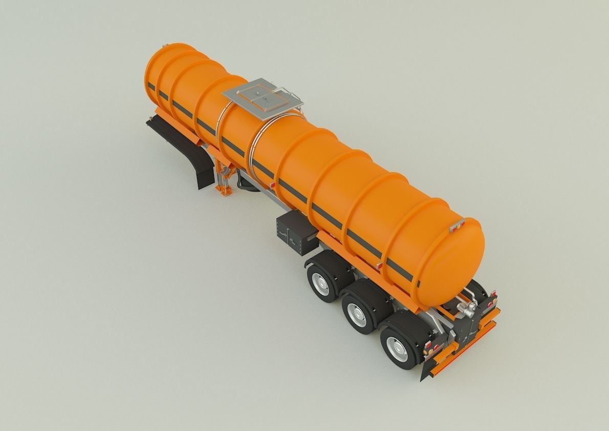 truck trailer 777 3D model | CGTrader