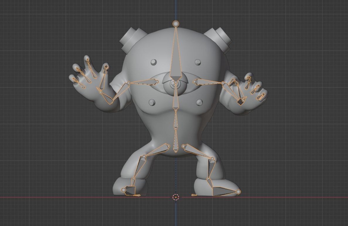 Dark Moon Mega Man V 3D model rigged | CGTrader