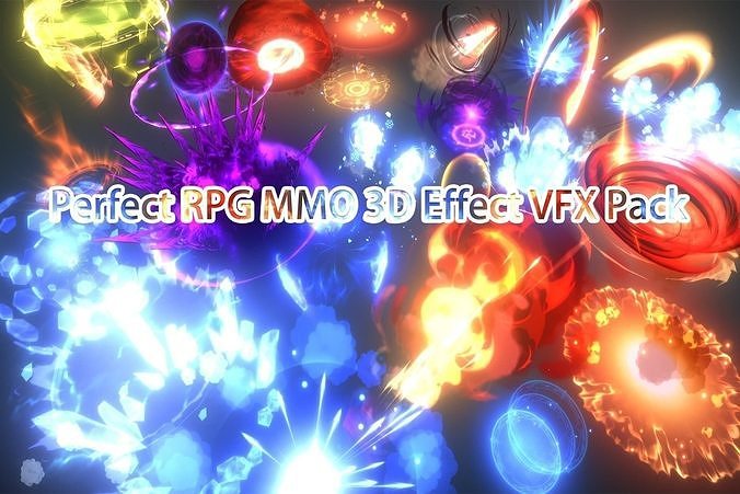 Perfect RPG MMO 3D Effect VFX Pack 3D model animated | CGTrader