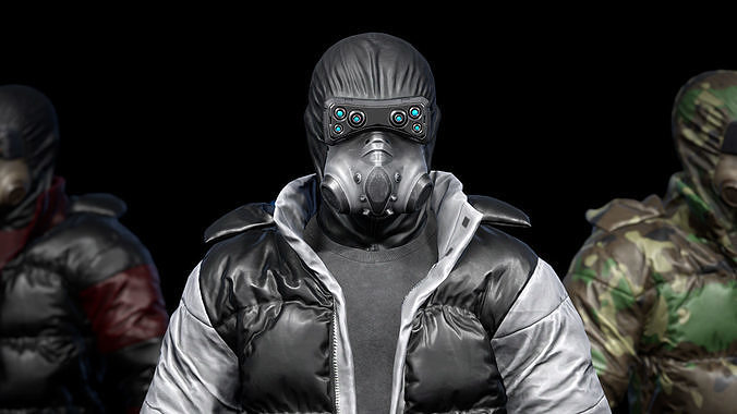 3D model Cyberpunk Explorer A VR / AR / low-poly | CGTrader