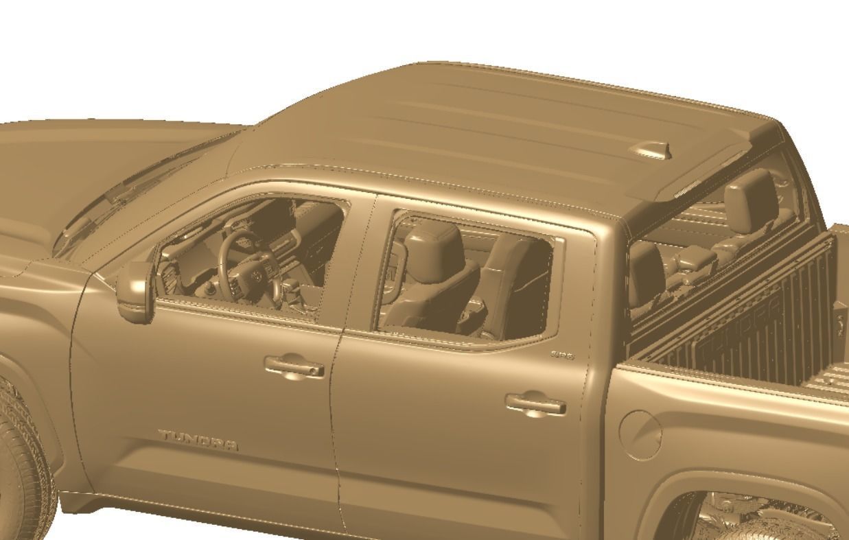Toyota Tundra SR5 Crewmax 55 2022 Vehicle 3d scan model 3D model | CGTrader
