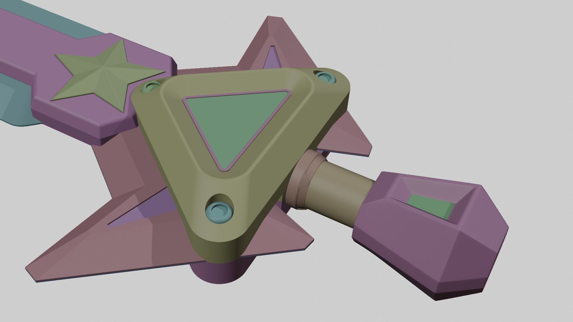 Arcade Riven Ultimate sword cosplay League of Legends 3D model 3D ...