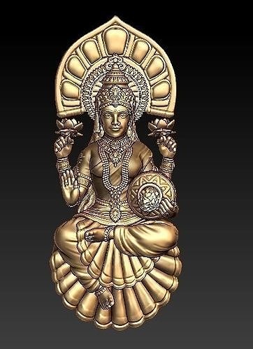 laxmi ji STL 3D model 3D printable | CGTrader